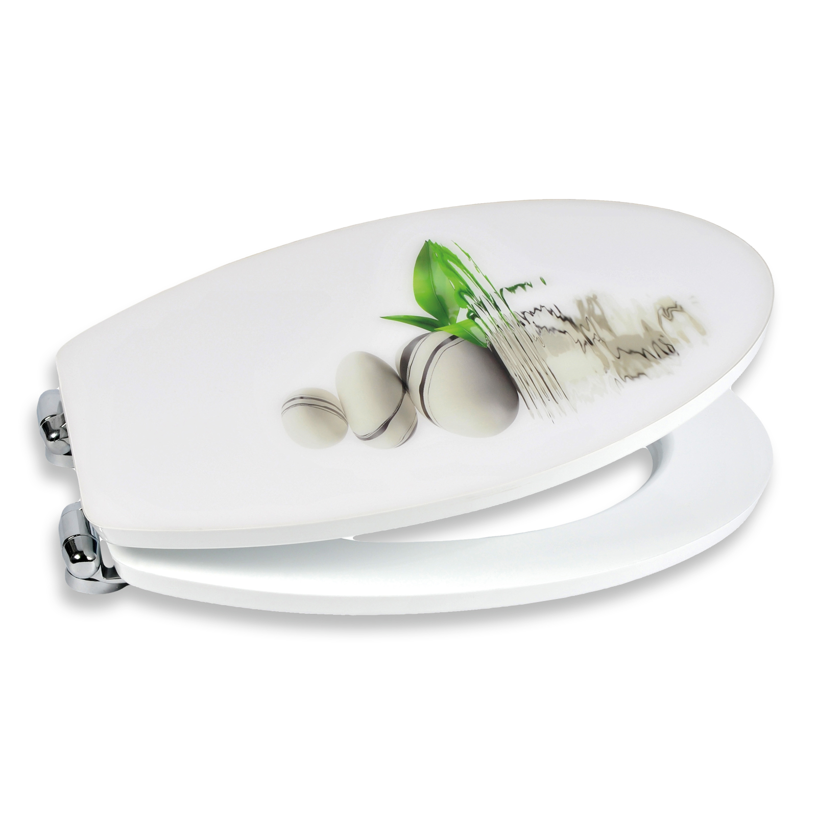 WC-Sitz - hochglanz - Steine - mit Absenkautomatik | Online bei ROLLER ...