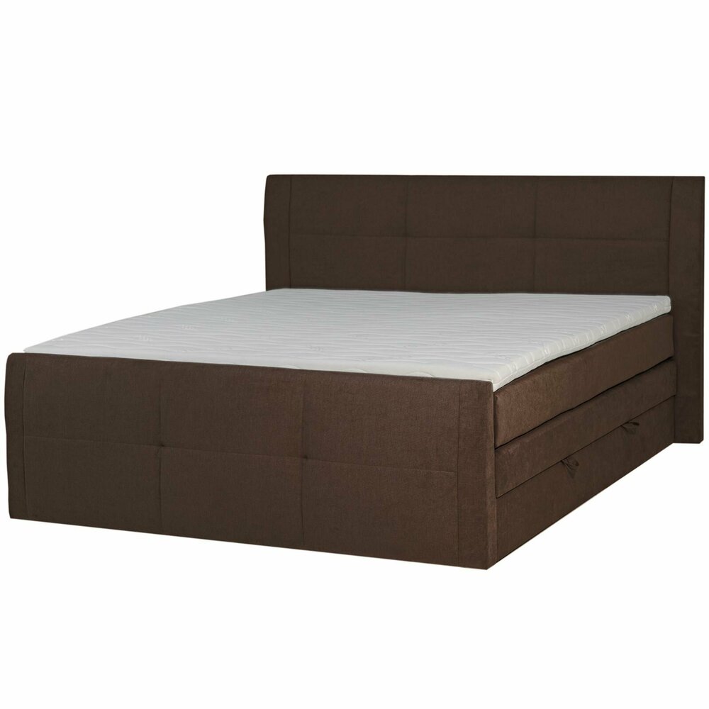 Boxspringbett - braun - mit Bettkasten - H3 - 180x200 cm | Online bei ...
