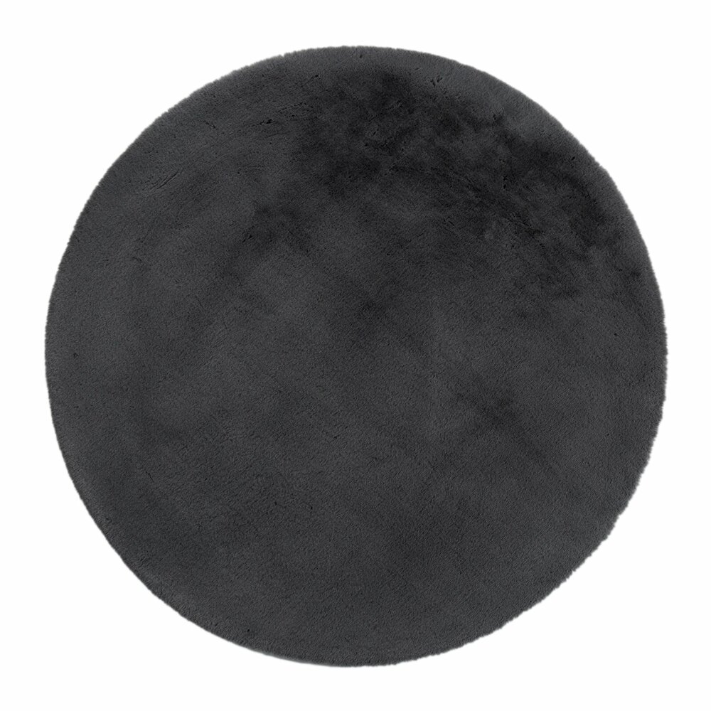 Teppich - anthrazit - rund - Ø 80 cm | Online bei ROLLER kaufen