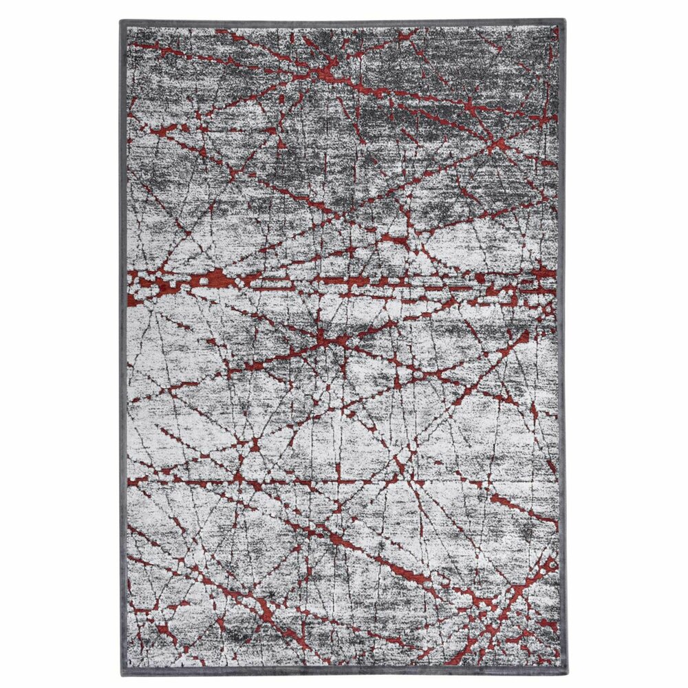 Teppich ORELIA - grau-rot - 40x70 cm | Online bei ROLLER kaufen