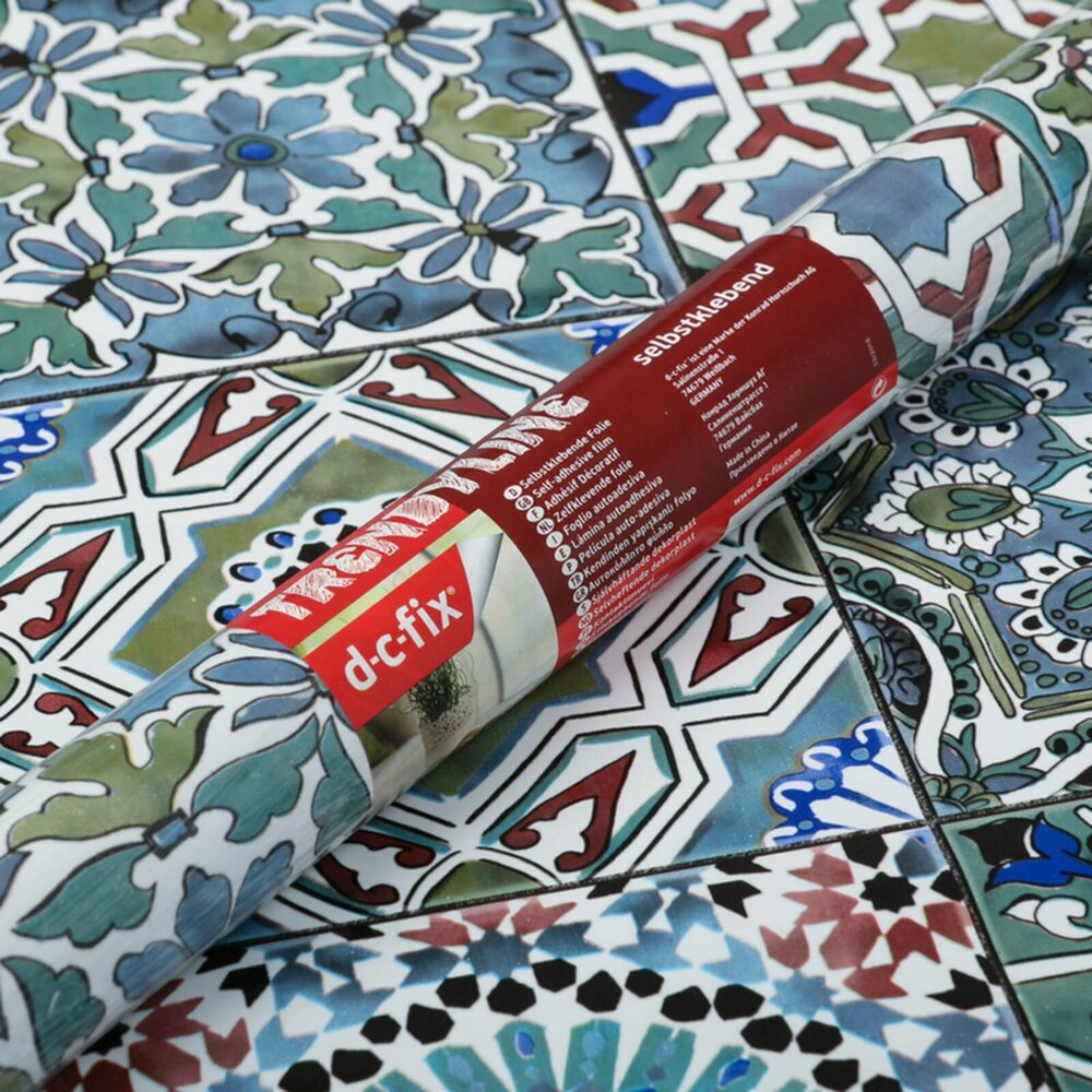 d-c fix Klebefolie - blau - Mosaik - 45x150 cm | Online bei ROLLER kaufen