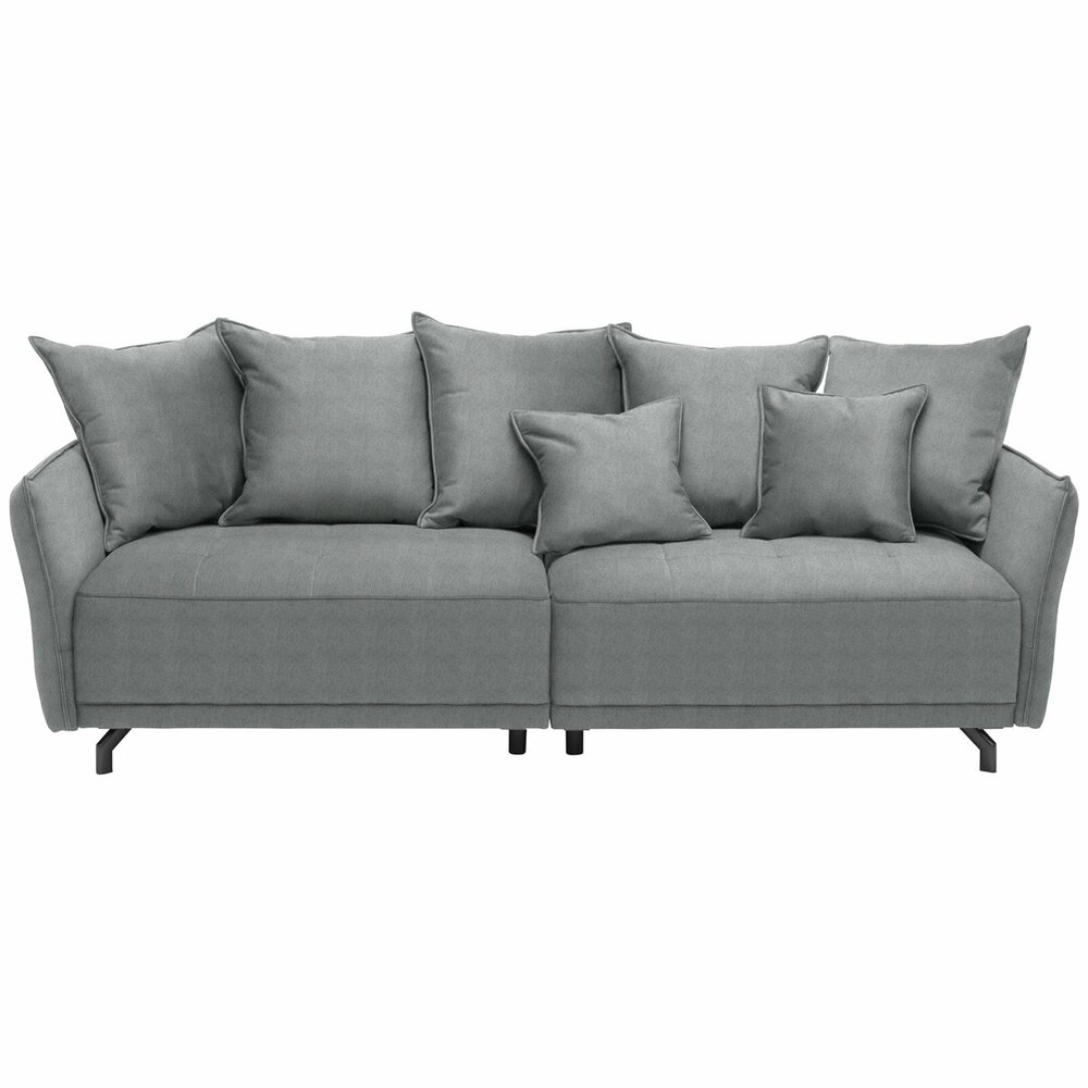 Big Sofa - grau - Samt | Online bei ROLLER kaufen