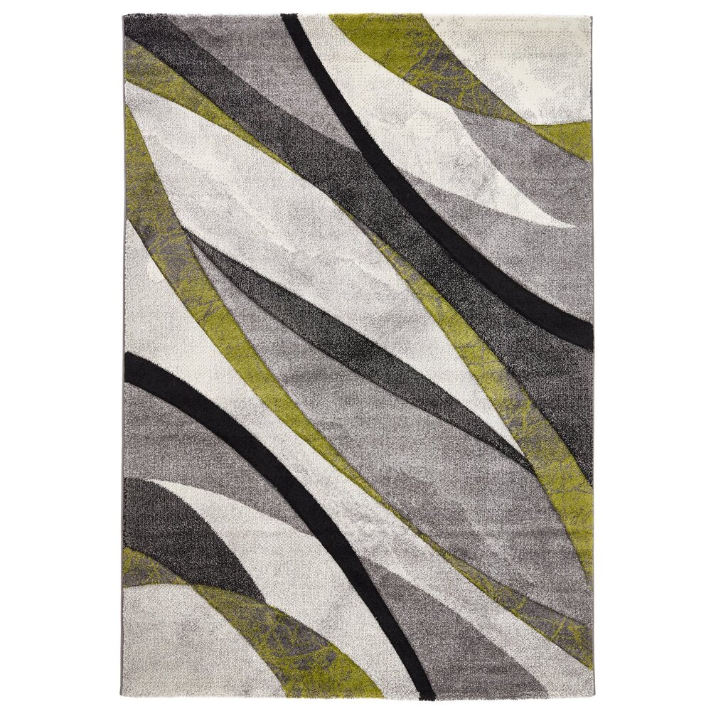 Frisee-Teppich - grün-grau - 160x230 cm | Online bei ROLLER kaufen