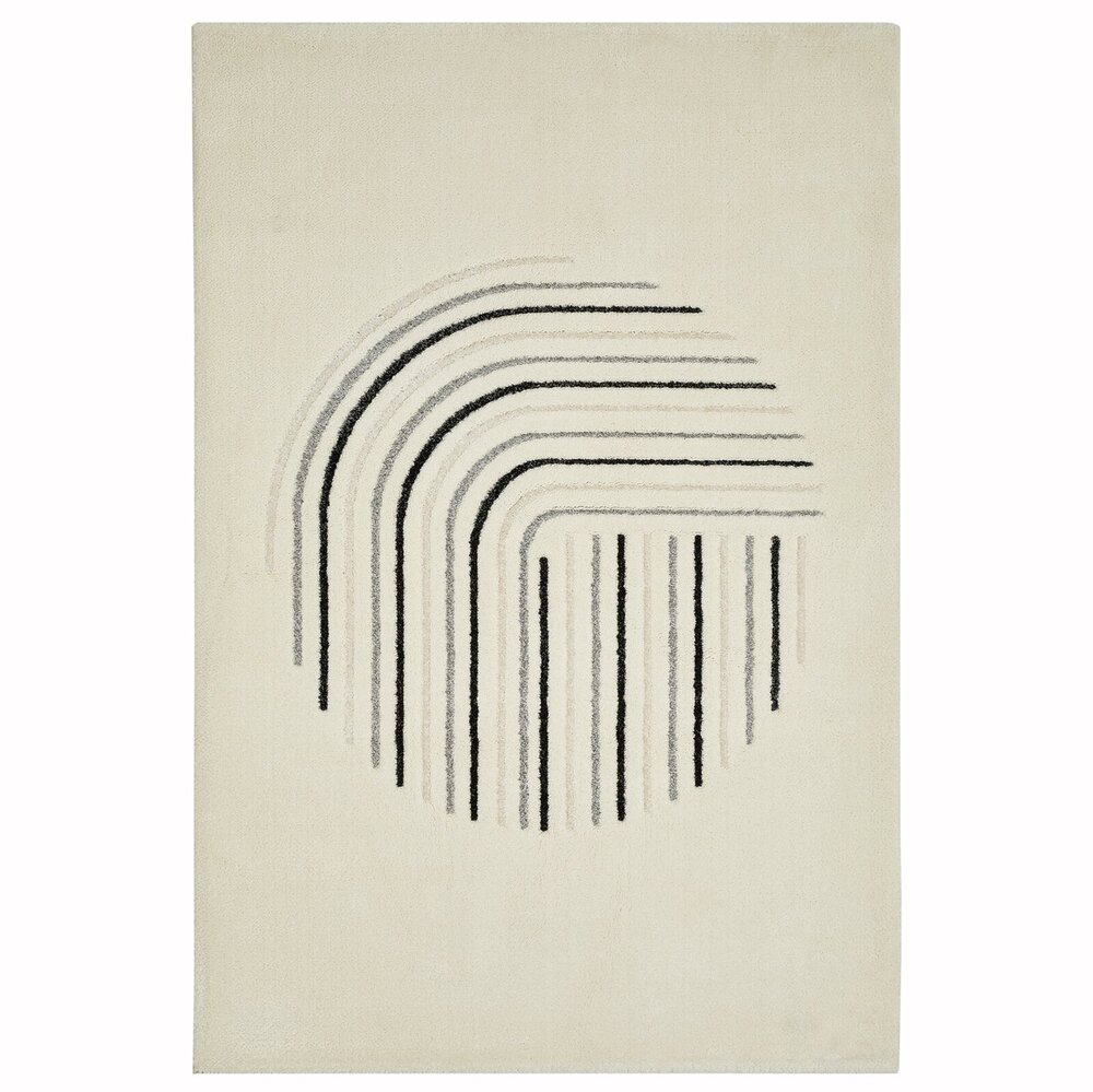 Teppich - creme - Hoch-Tief-Design - 120x170 cm | Online bei ROLLER kaufen