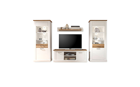 Schone Roller Wohnwand Landhausstil Bild