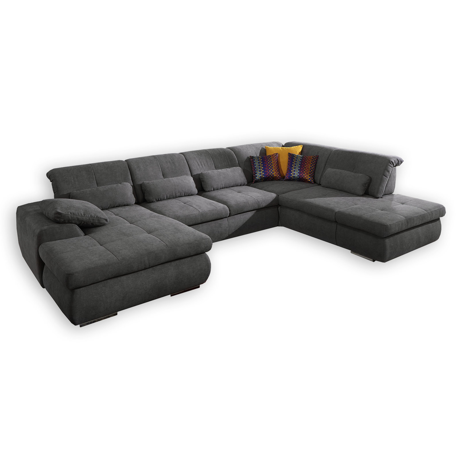 Wohnlandschaft anthrazit  mit Relaxfunktion  Online bei ROLLER kaufen