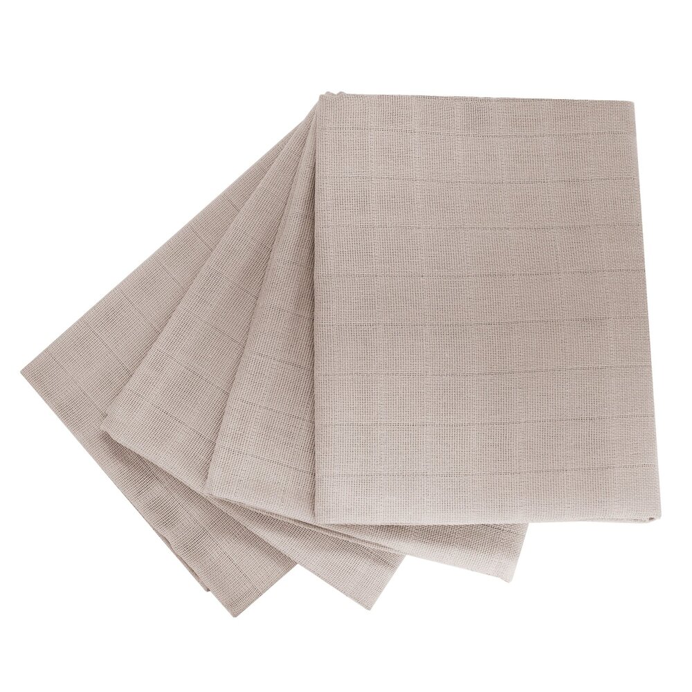 4er-Pack Mullwindeln - beige - Baumwolle - 80x80 cm | Online bei ROLLER ...