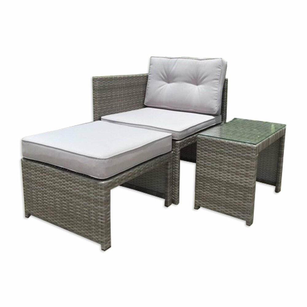 Angebot Roller Gardiola Lounge-Set - grau - Rattanoptik