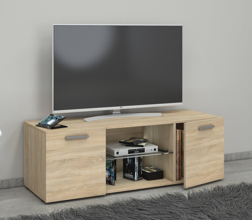 TV-Lowboard LOWINA - Sonoma Eiche - 115 cm breit | Online bei ROLLER kaufen