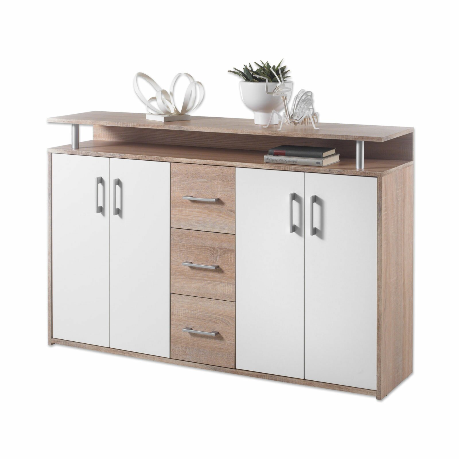 Sideboard Sonoma Eiche Weis