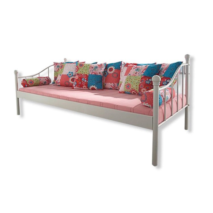 Metallbett LENA Tagesbett wei 223 90x200 cm Bettgestelle Betten 