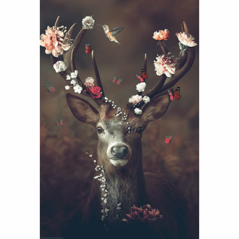 Deco Panel FAUNA FLORA HIRSCH - 60x90 cm | Online bei ROLLER kaufen