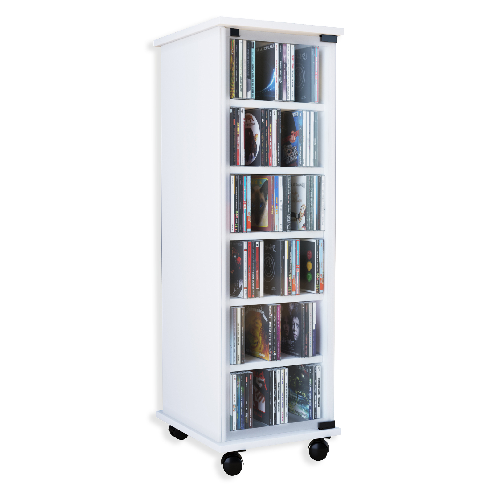 CD-Regal - weiß - 31 cm breit - für 300 CDs | Online bei ROLLER kaufen