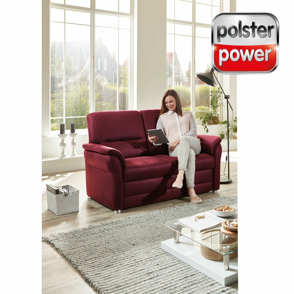 polsterpower 2-Sitzer-Sofa - wine - Microfaser | Online bei ROLLER kaufen