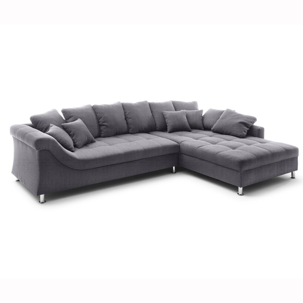 Ecksofa - grau - beidseitig montierbar | Online bei ROLLER kaufen